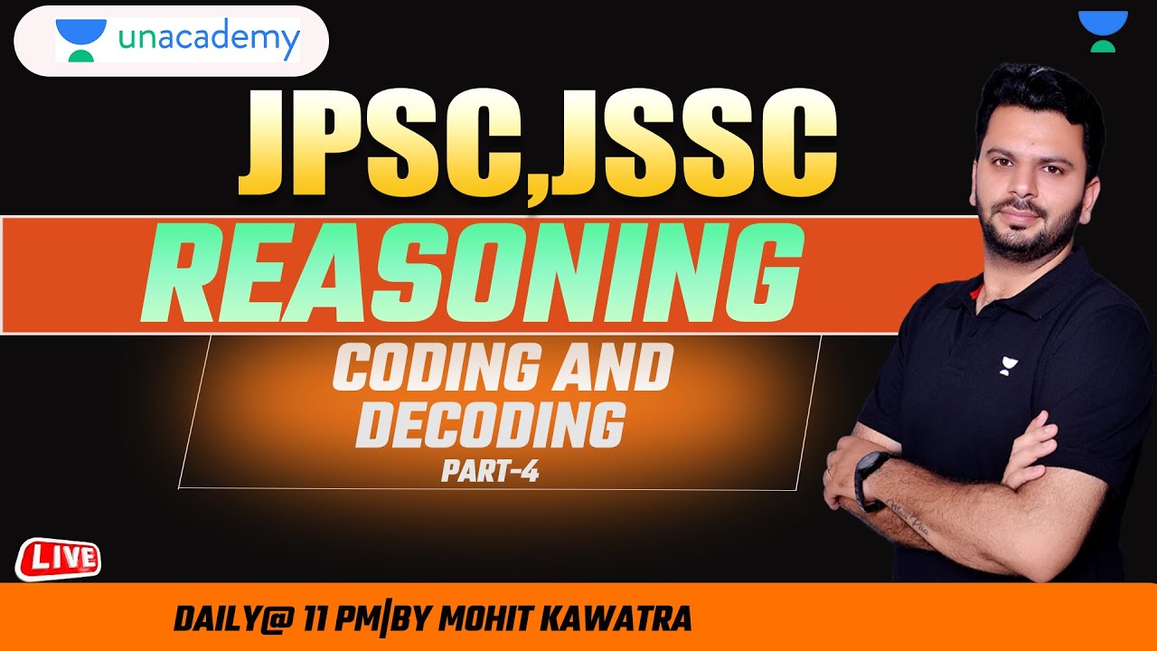 Coding Decoding | Part - 4 | Reasoning | JPSC-JSSC | MOHIT SIR | #jssccgl #jpsc - YouTube