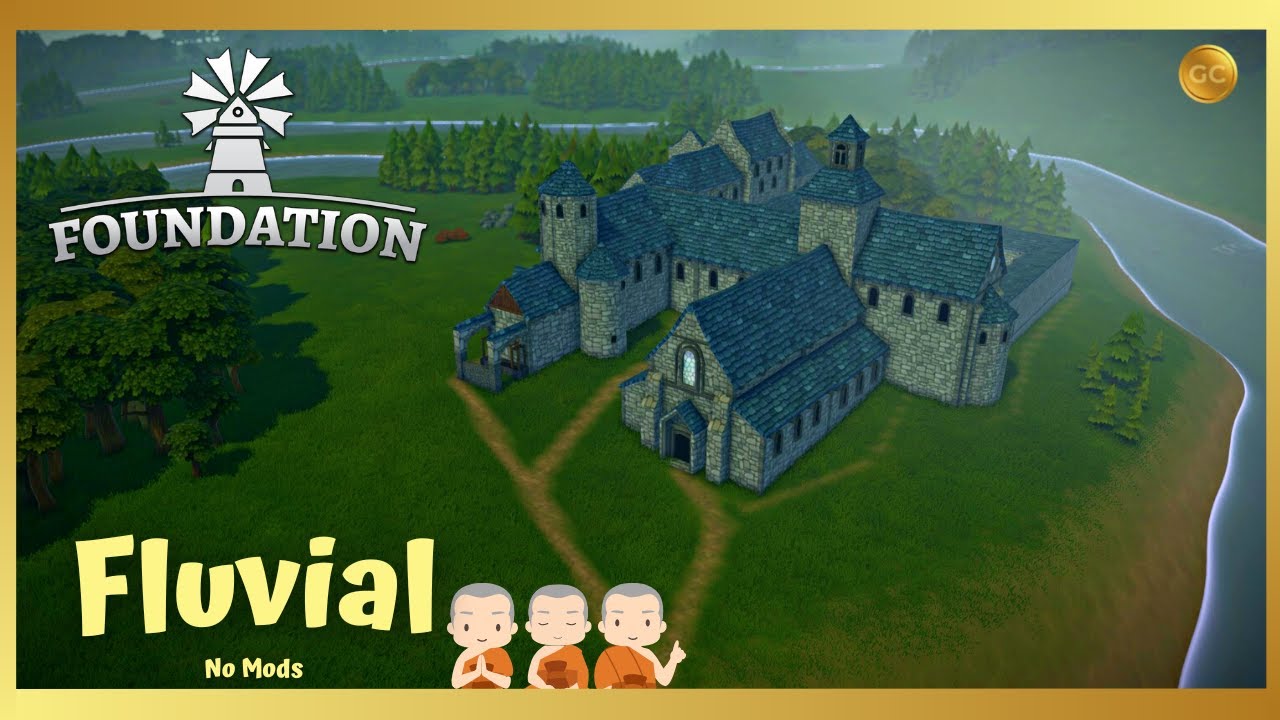 THE MONASTERY! | Foundation Gameplay | Fluvial | EP 14 - YouTube