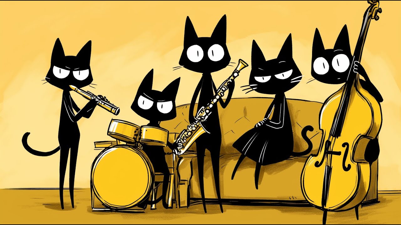 What If Sophisticated Cats Performed Jazz in a Golden Lounge? | Smooth ...