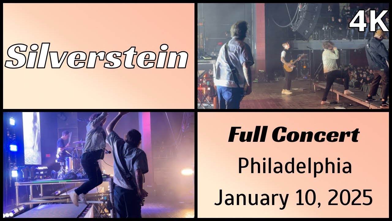 250110 Silverstein - Full concert (20 songs) live @ The Fillmore ...