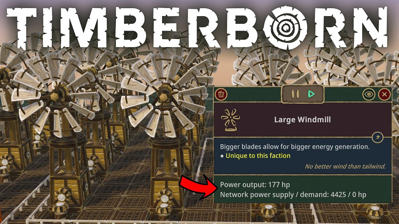 MASSIVE Power Production Area Part 1 |n Let's Play - Timberborn S9 E5 ...