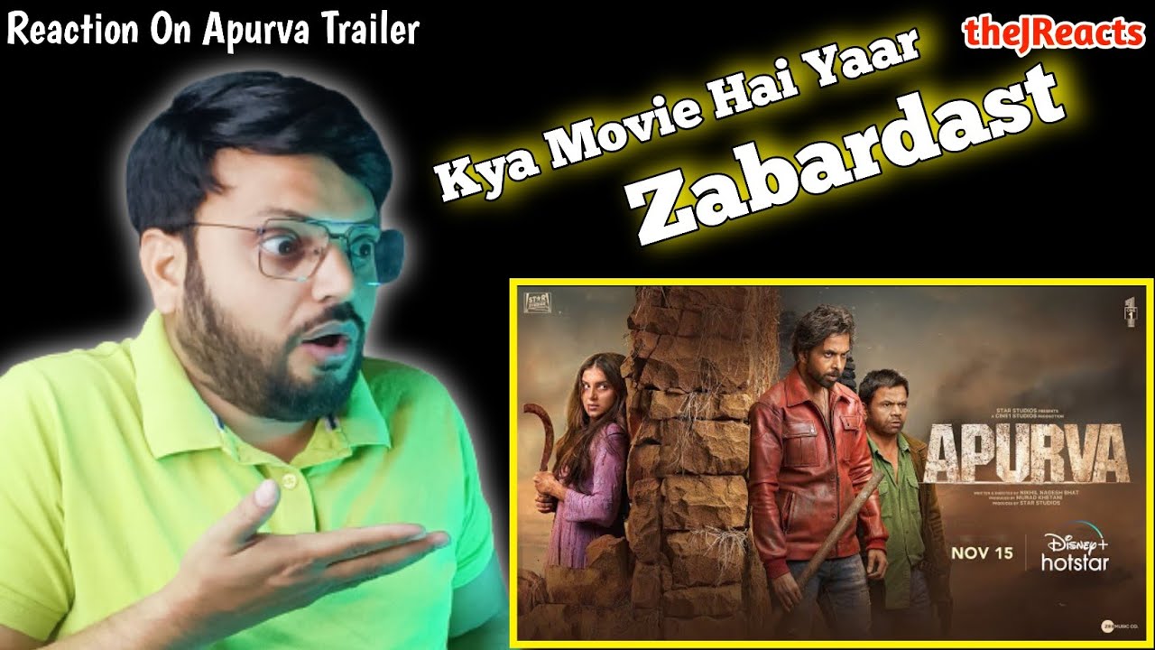 Apurva Official Trailer | REACTION | Tara Sutaria | DisneyPlus Hotstar - YouTube
