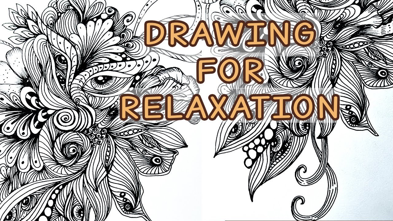 Zendoodle Abstract Drawing | Relaxing Zentangle - Inspired Art | # ...