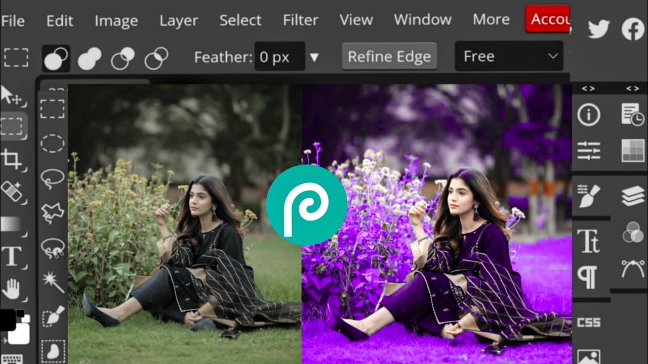 Photopea Online Photo editor || Photopea Mobile Editing || One Click ...