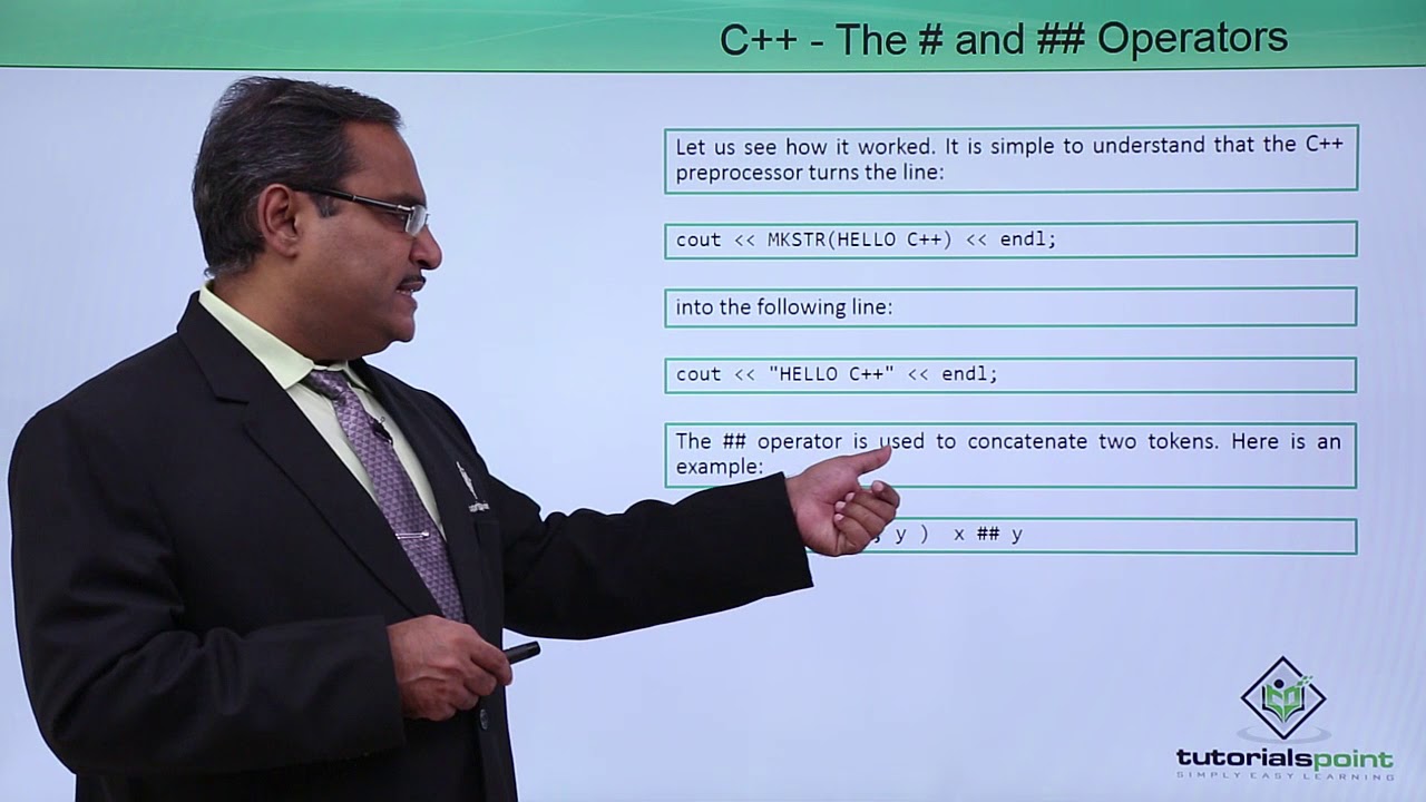 C++ - The # and ## Operators - YouTube