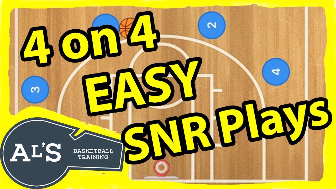 4 on 4 Easy Screen 4 Out Basketball Plays - YouTube