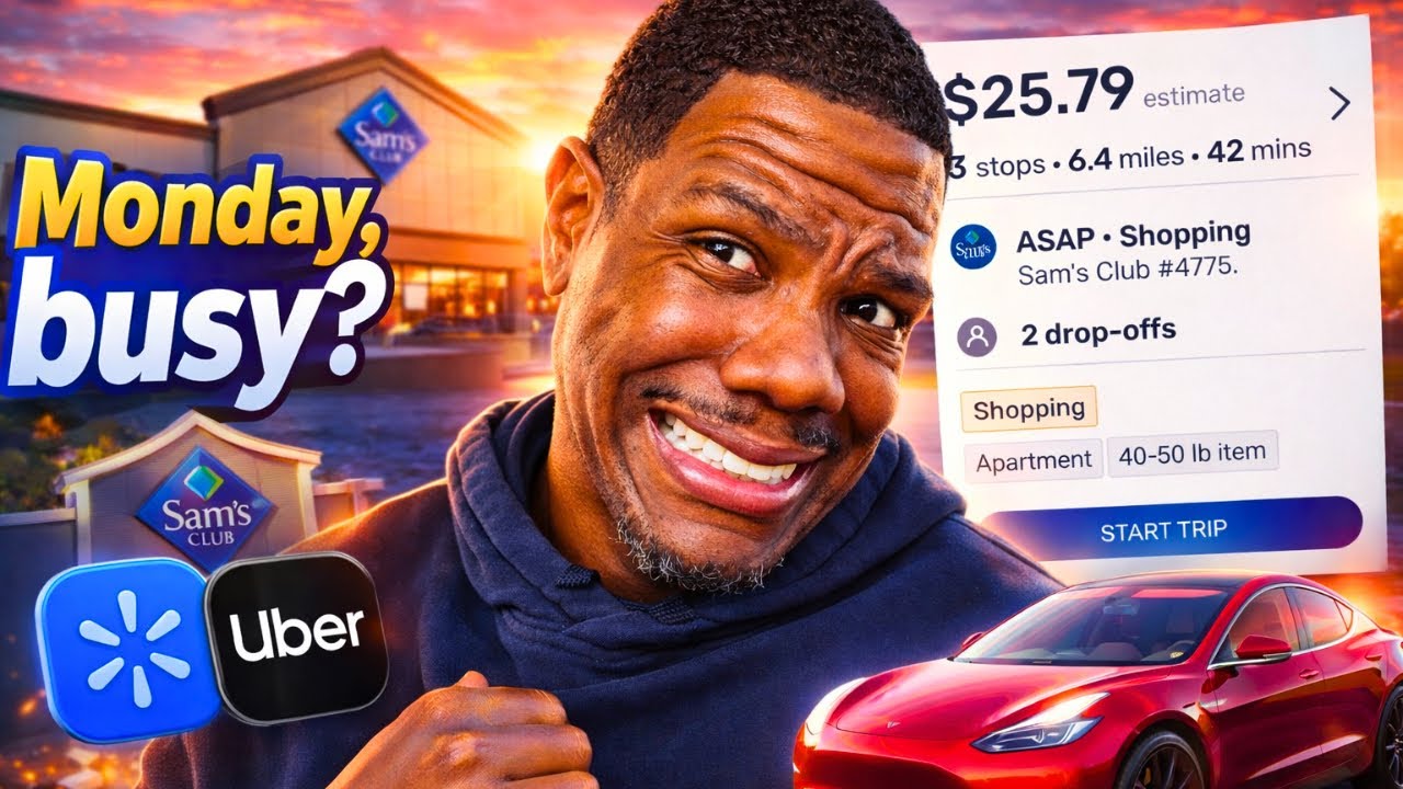 Spark finally busy on a Monday?? | Uber Eats | Spark ride a long - YouTube
