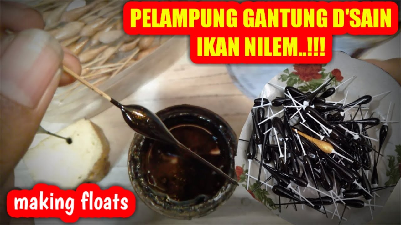 TEKNIK FINISHING PELAMPUNG DENGAN CARA DI KECLUP..!!! - YouTube