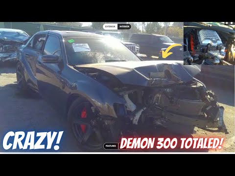 THE DEMON CHRYSLER 300 I BUILT IS NOW TOTALED *NOT FIXABLE* - YouTube