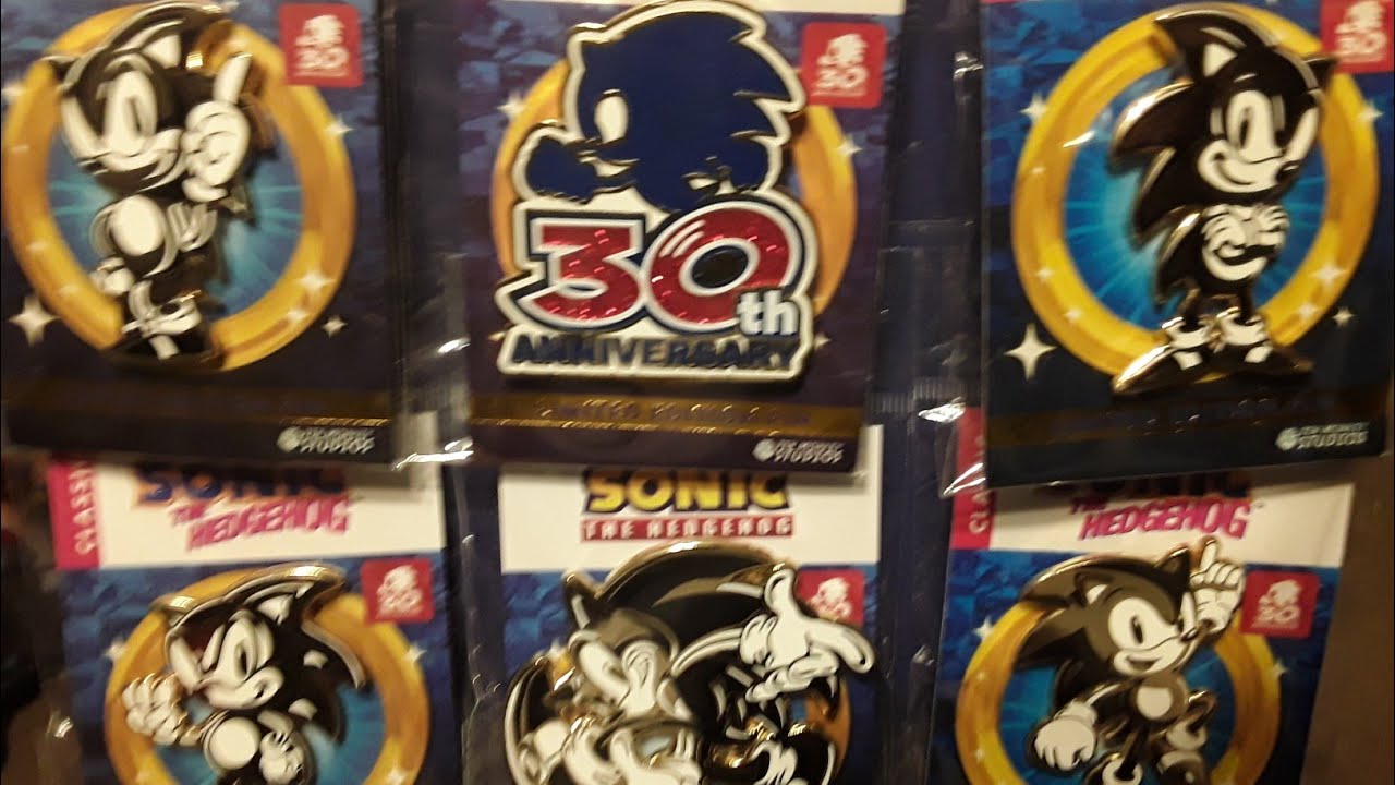 Sonic the Hedgehog pins and key chains collection - YouTube