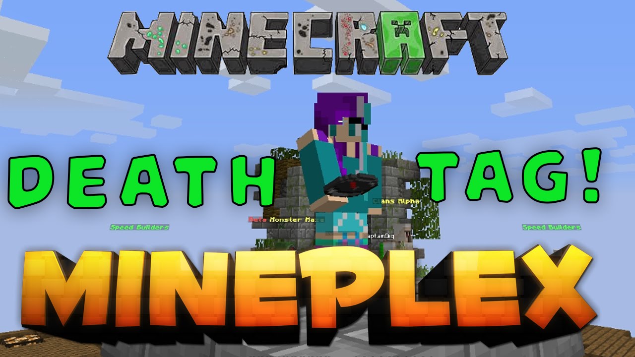 Minecraft - Playing Death Tag On The Mineplex! - YouTube