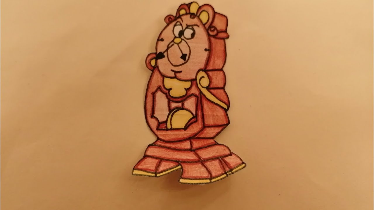 cogsworth adventure ll beauty and the beast characters ll stop motion ...