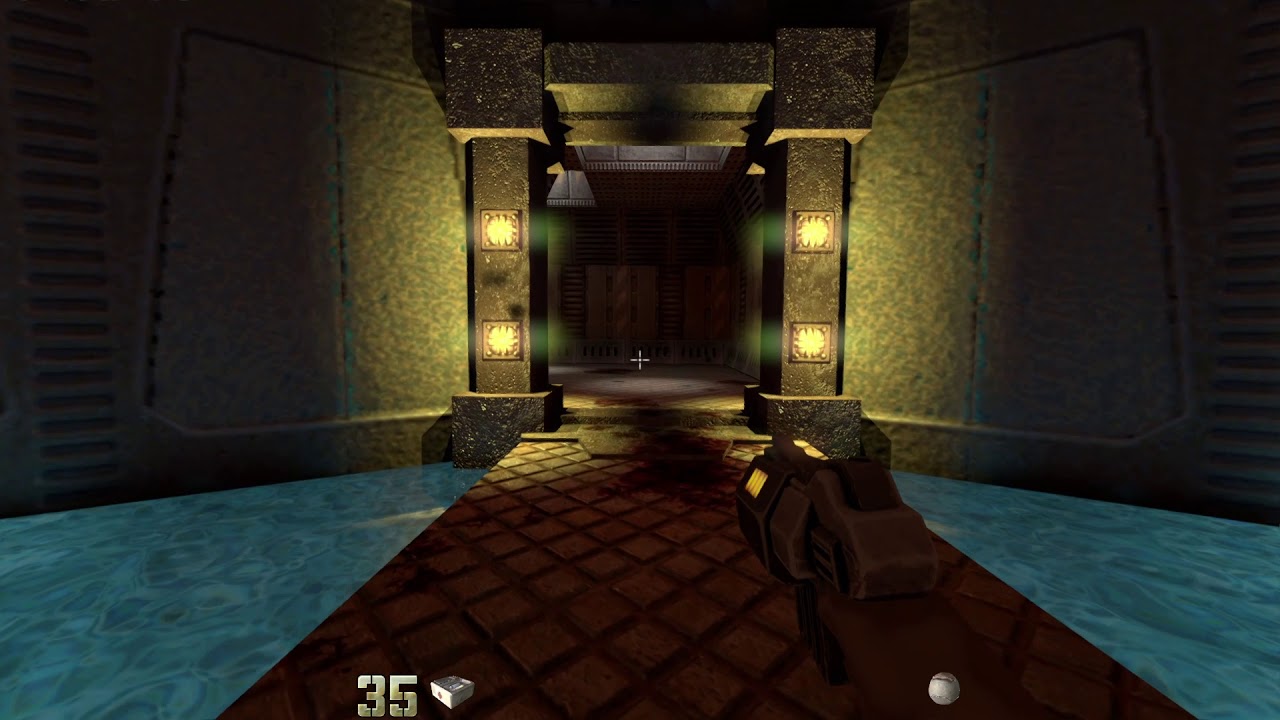 Quake II: Ground Zero - Unit 3: Research Hangars Part 1 (1080p quake2xp ...