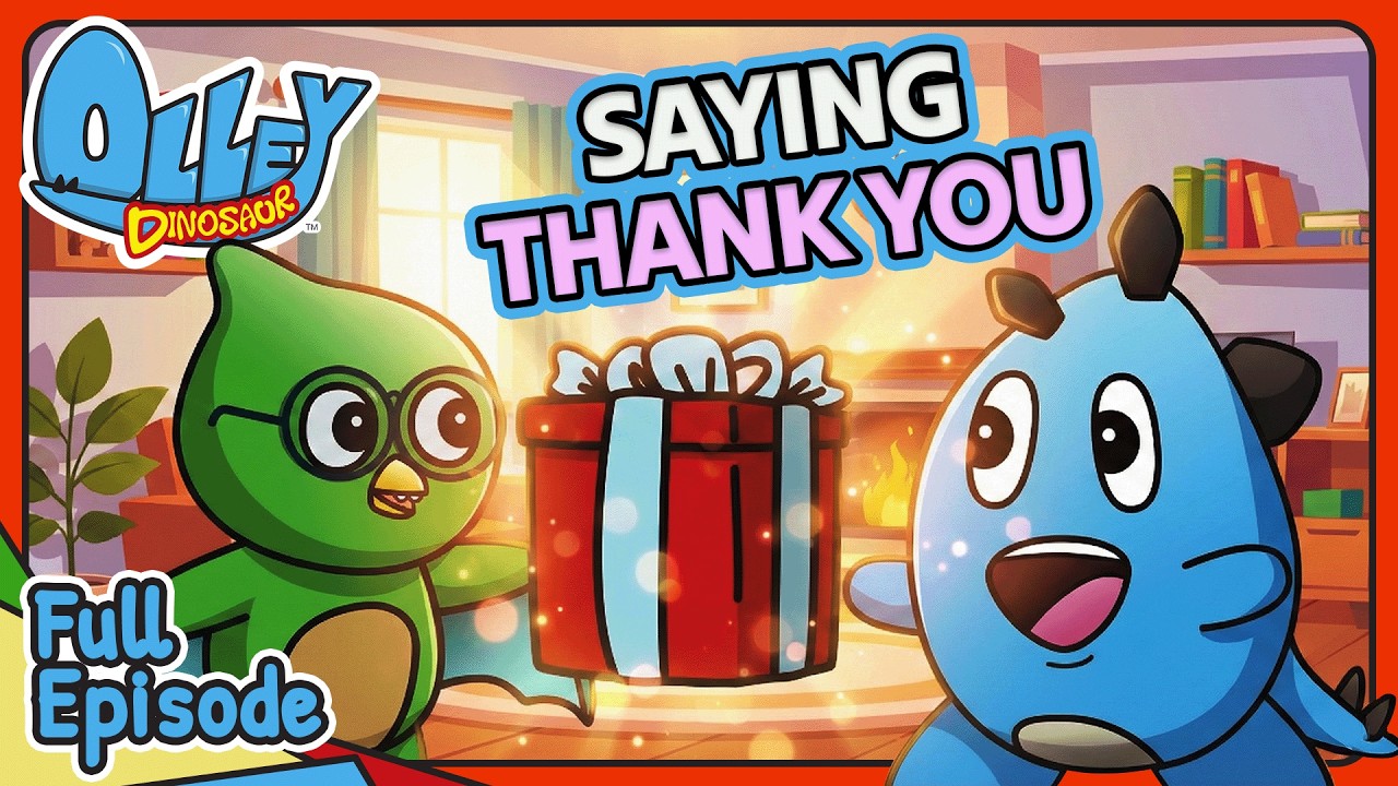 THANK YOU - Using This Magic Word! | Olley Dinosaur | Learn Sing ...