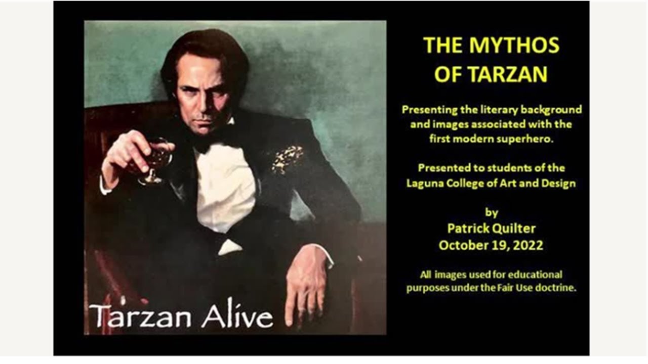 "The Mythos of Tarzan," Presentation by Patrick Quilter - YouTube