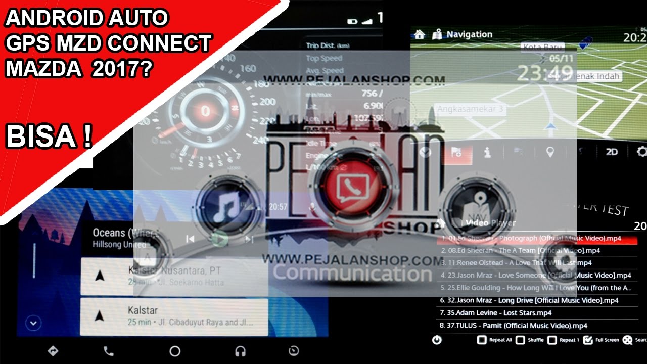 [ Pejalan ] Review GPS mazda , android auto , tweak mazda 2 , cx-3 , cx ...