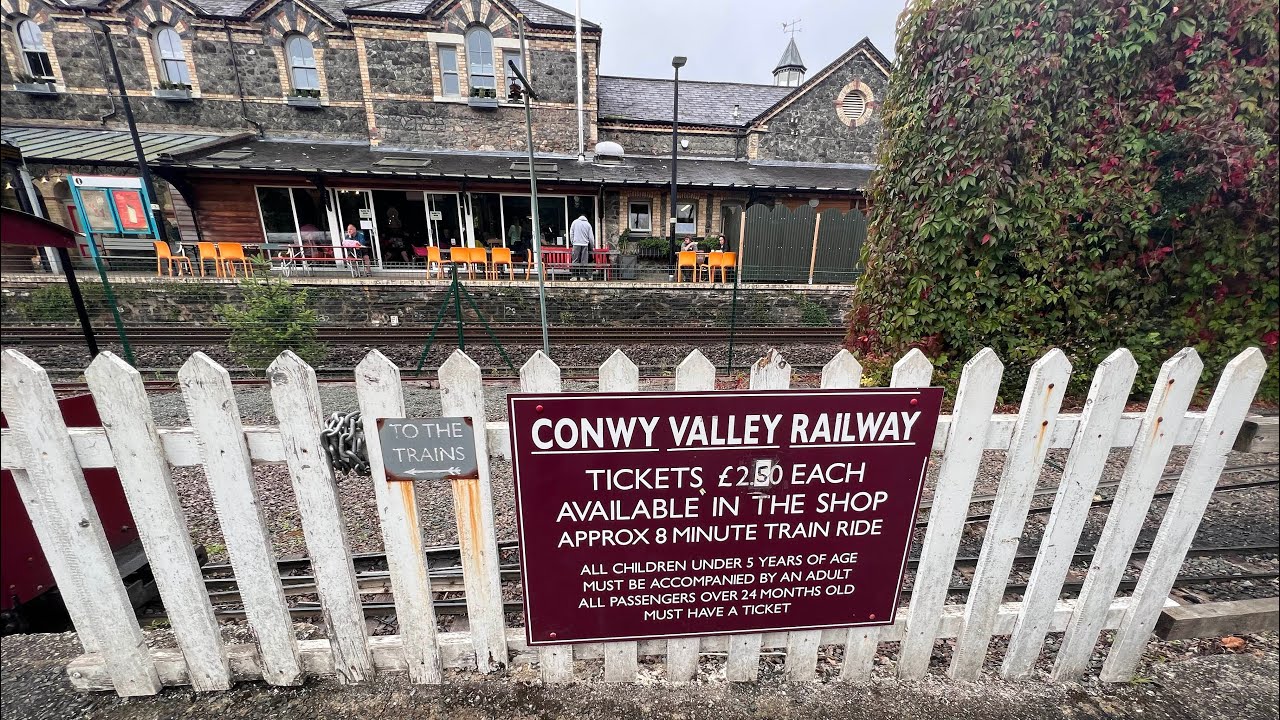 Conwy Valley Railway - Full Lap of Track - YouTube