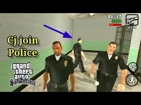 Cj join Police Cops #gta #gaming - YouTube