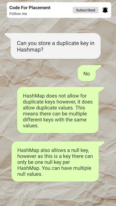 Duplicate key in Hashmap #shorts - YouTube