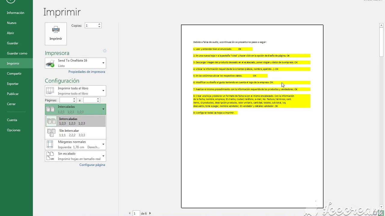 Video tutorial excel parte 3 - YouTube