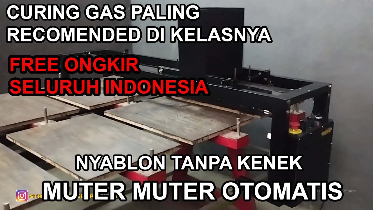 CURING SABLON GAS OTOMATIS VS MEJA THAILNAD - YouTube