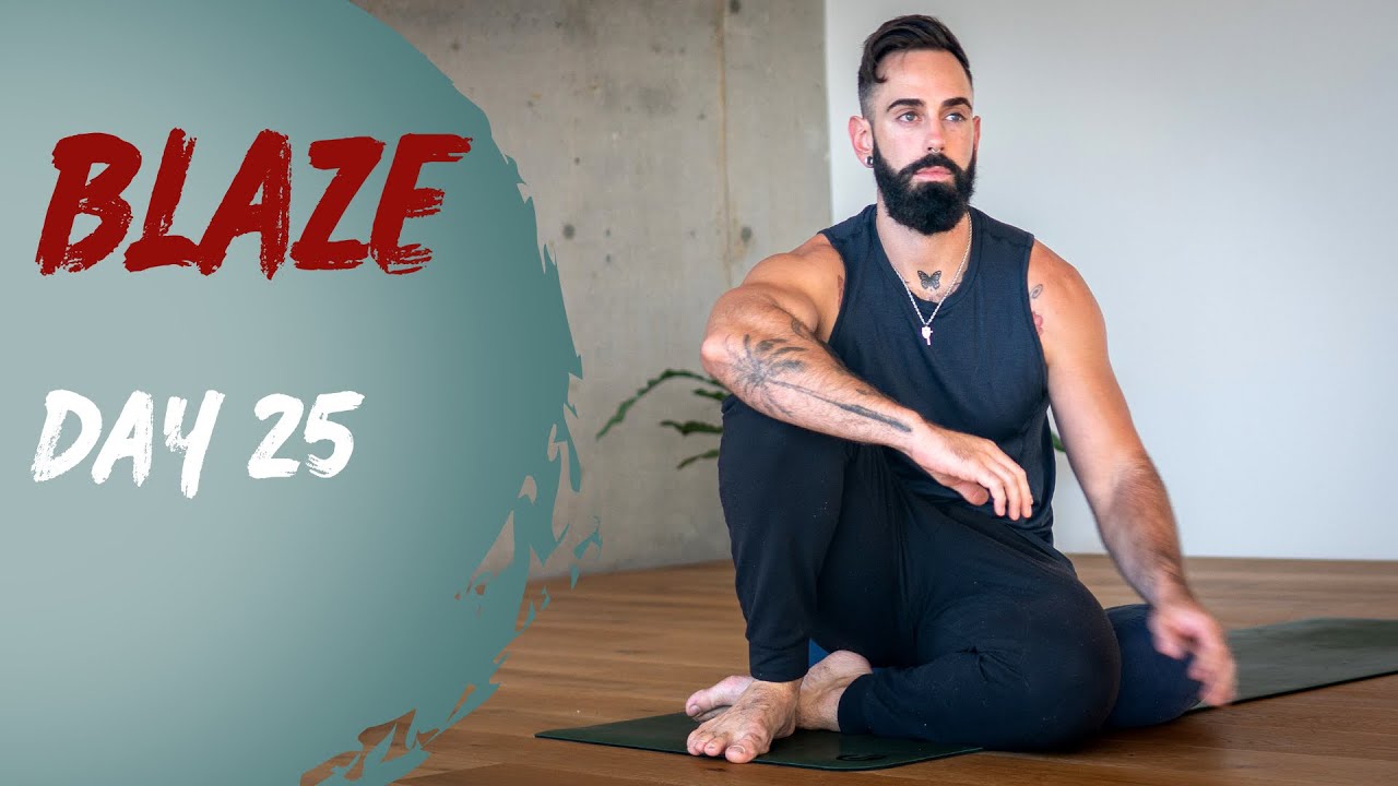 Best Yin Yoga for Deep Muscle Release | Day 25 Blaze Yoga Challenge - YouTube