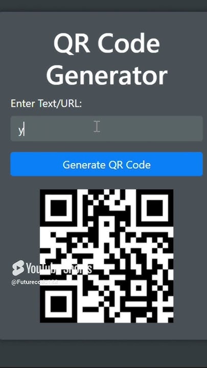 Qr Code Generator Using Html Css Bootstrap And Javascript Shorts Viralnow Youtube