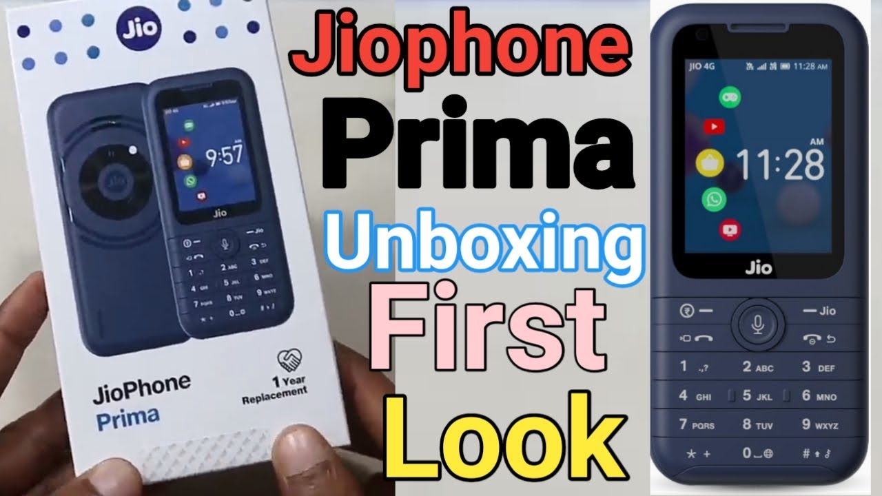 Jiophone Prima Unboxing || Jiophone Prima Keypad 4G Phone Features🔥🔥 ...
