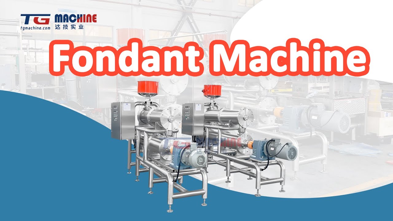 How the Fondant machine works? #candy #candymaking #machine - YouTube