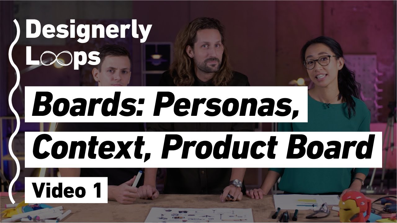 Boards: Personas, Context, Product Board - Designerly Loops | Video 1 ...
