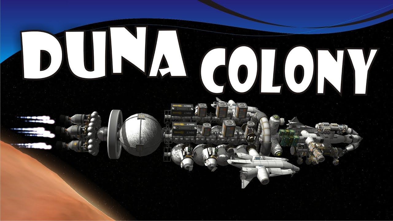 [22] SSTO Space Program - Duna Colony Ship is Ready! - KSP 1.3 - YouTube