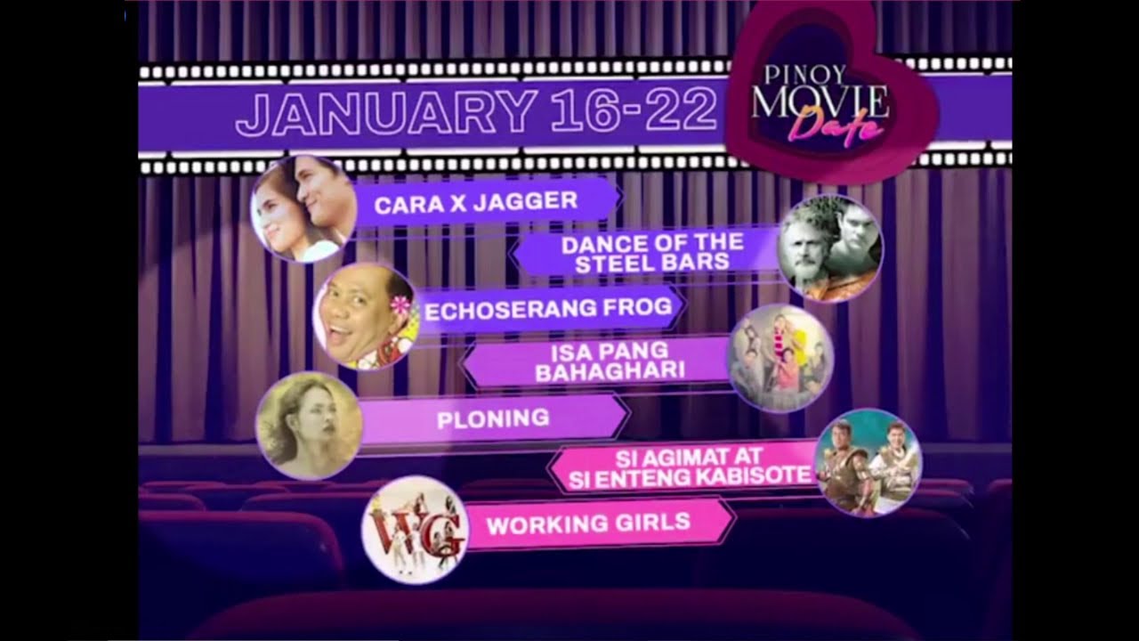 I Heart Movies Pinoy Movie Date (January 16 to 22, 2022) Line-Up HD ...