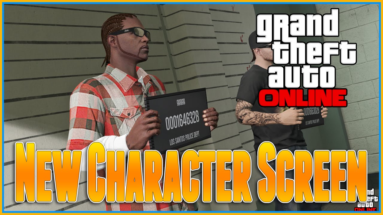 Gta 5 Online - NEW Character Selection Screen, Heist Images, Cops And ...