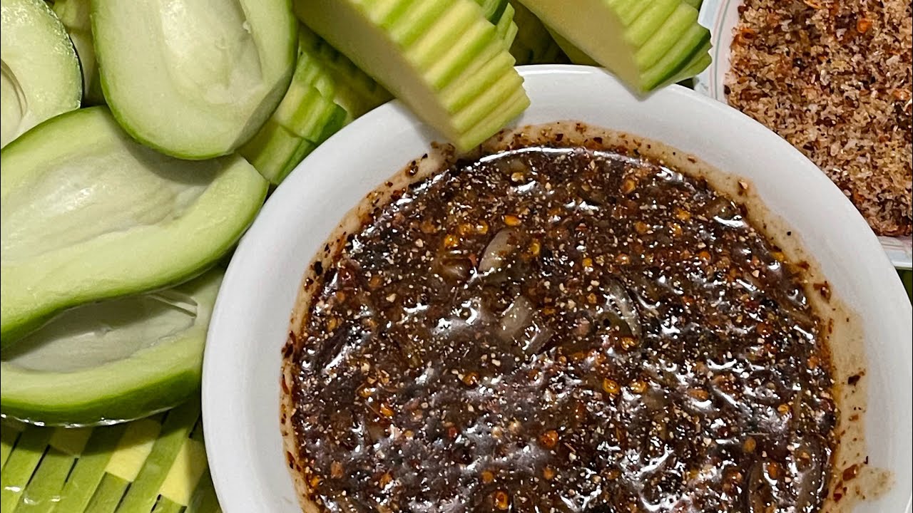 Shrimp paste mango sauce - YouTube
