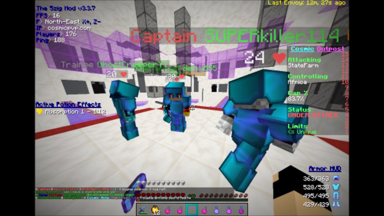 Cosmic PVP Factions | Episode 77 | TAKING THE TRAINEE OUTPOST!! - YouTube