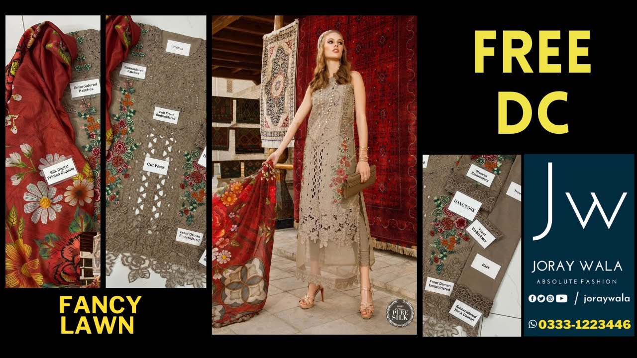 Fancy lawn Chikankari Lawn Collection D2313-A with free delivery ...