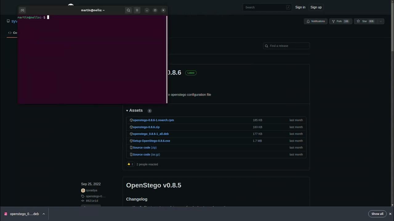 How to download and install Openstego on Linux distributions. (Kali ...