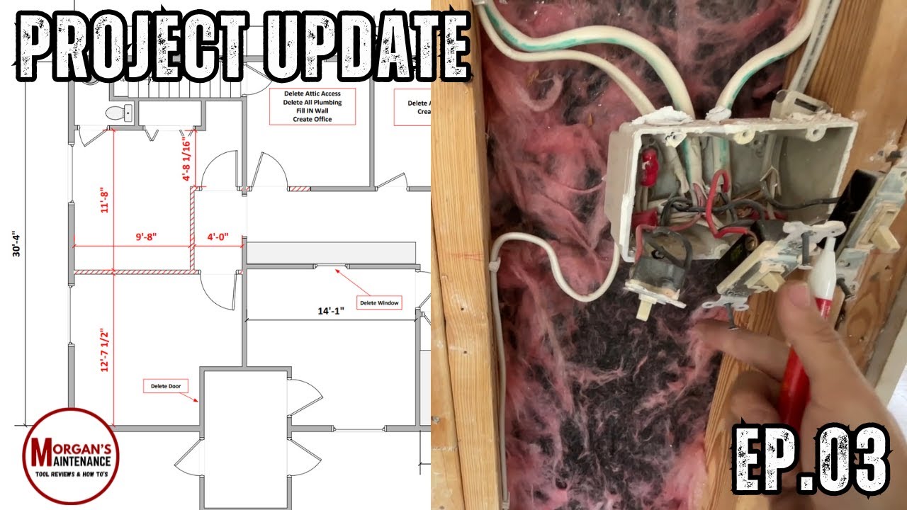 Project Update & Electrical Demo #maintenance #handyman #electrical # ...