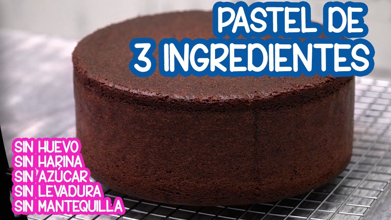 Haciendo el Pastel de Chocolate con 3 ingredientes - Receta mejorada ...
