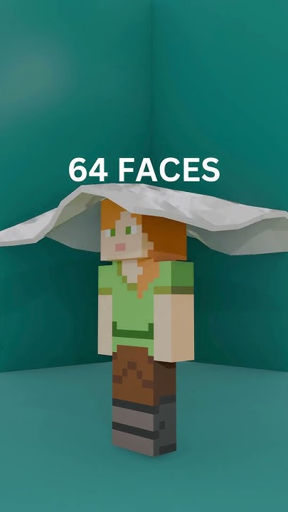 3D CLOTH SIMULATION in Minecraft⛏️ #shorts - YouTube