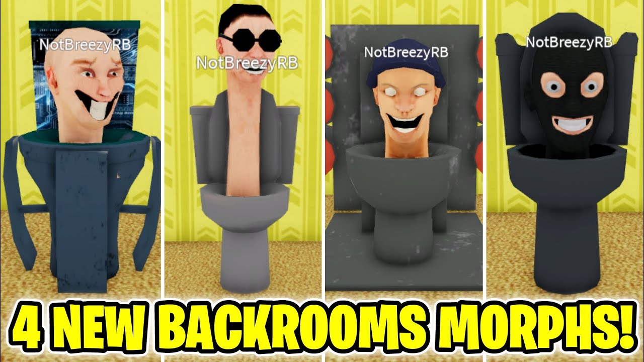 How to get ALL 4 NEW BACKROOMS MORPHS in Backrooms Morphs (ROBLOX ...