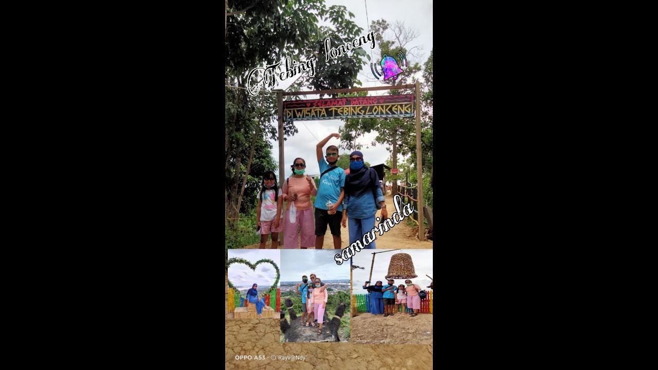 #Explore kota Samarinda dari atas bukit II WISATA TEBING LONCENG# - YouTube