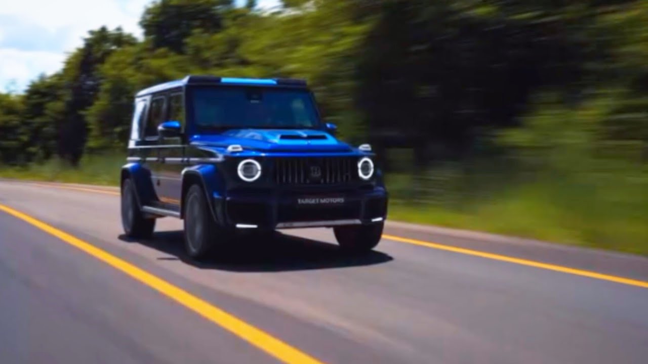Mercedes G500 Brabus Aqua Dark Blue (Official Video) Directed By Osman ...