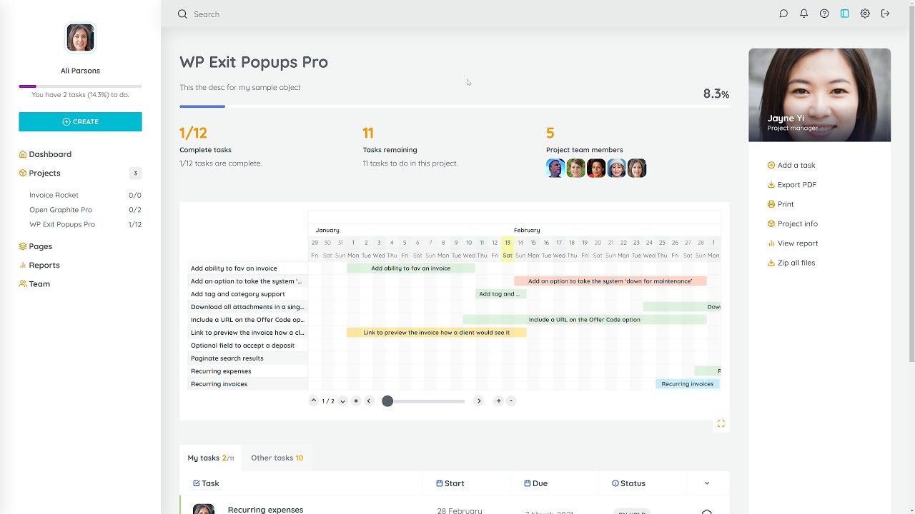 How Task Takeovers work in wProject. - YouTube