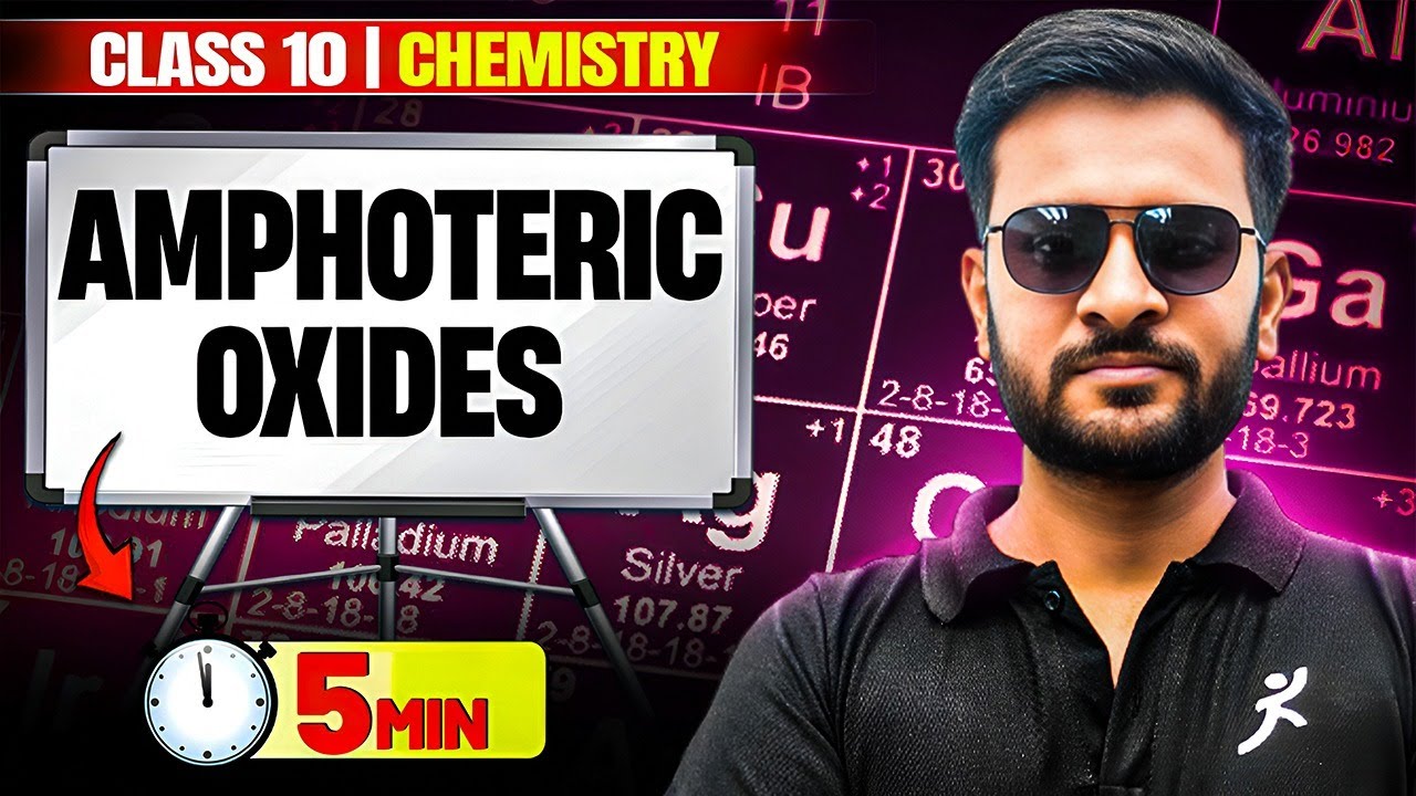 Amphoteric Oxides–Definition, Examples, Explanation in 5 min | Class 10 ...