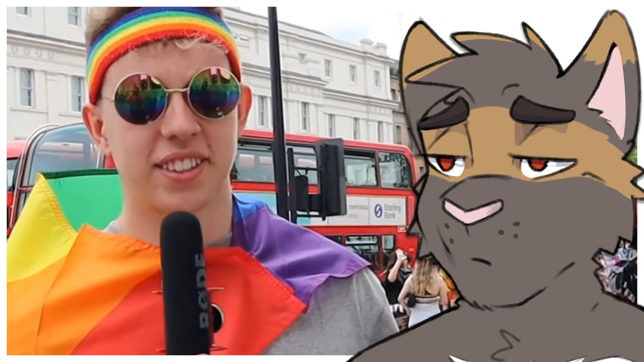 YouTuber "Sneaks" into Trans Pride Protest as a "Prank" - YouTube