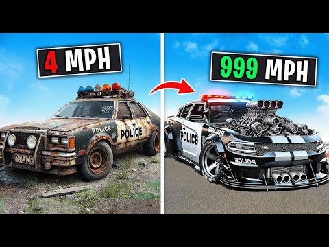 KEEGZN Upgrades From the Slowest Police Car to the Fastest Police car ...