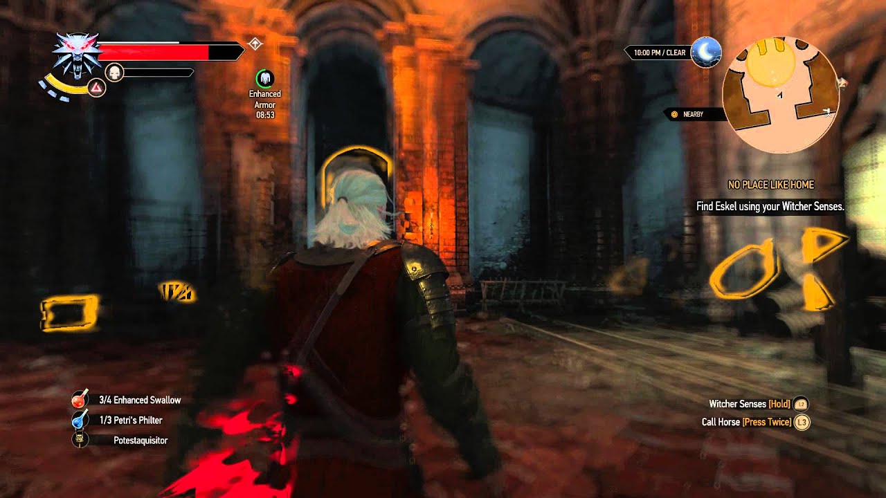 The Witcher 3 - No Place Like Home: Find Eskel (Passed Out) Megascope ...