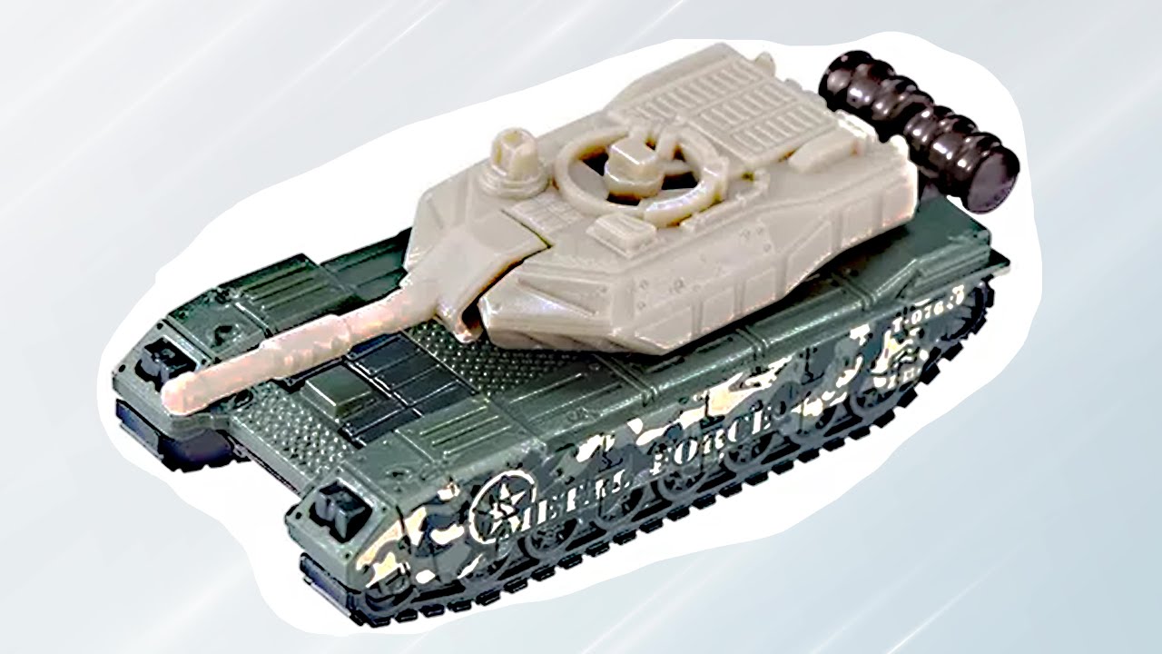 MINIATURA TANQUE ROLL OUT METAL MACHINE - YouTube