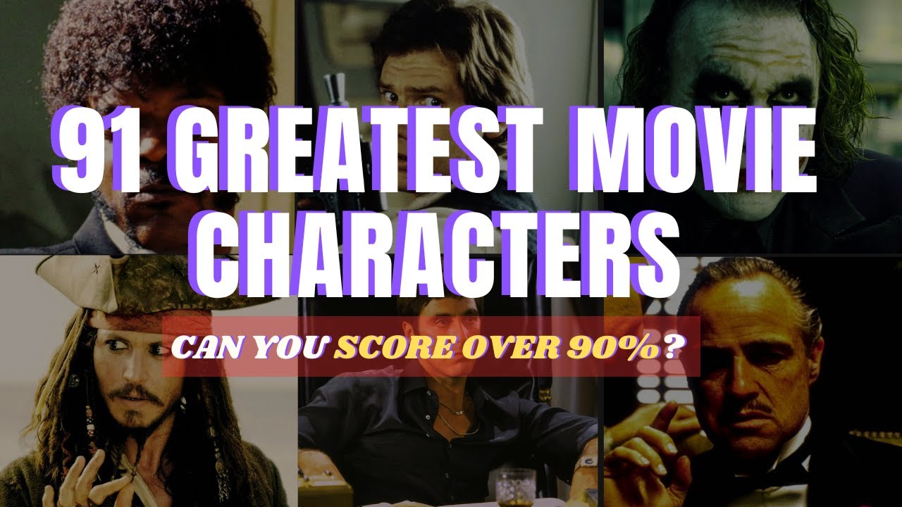 ULTIMATE Guess The Movie From Characters Quiz! 🎬 91 Films in 7 Seconds ...
